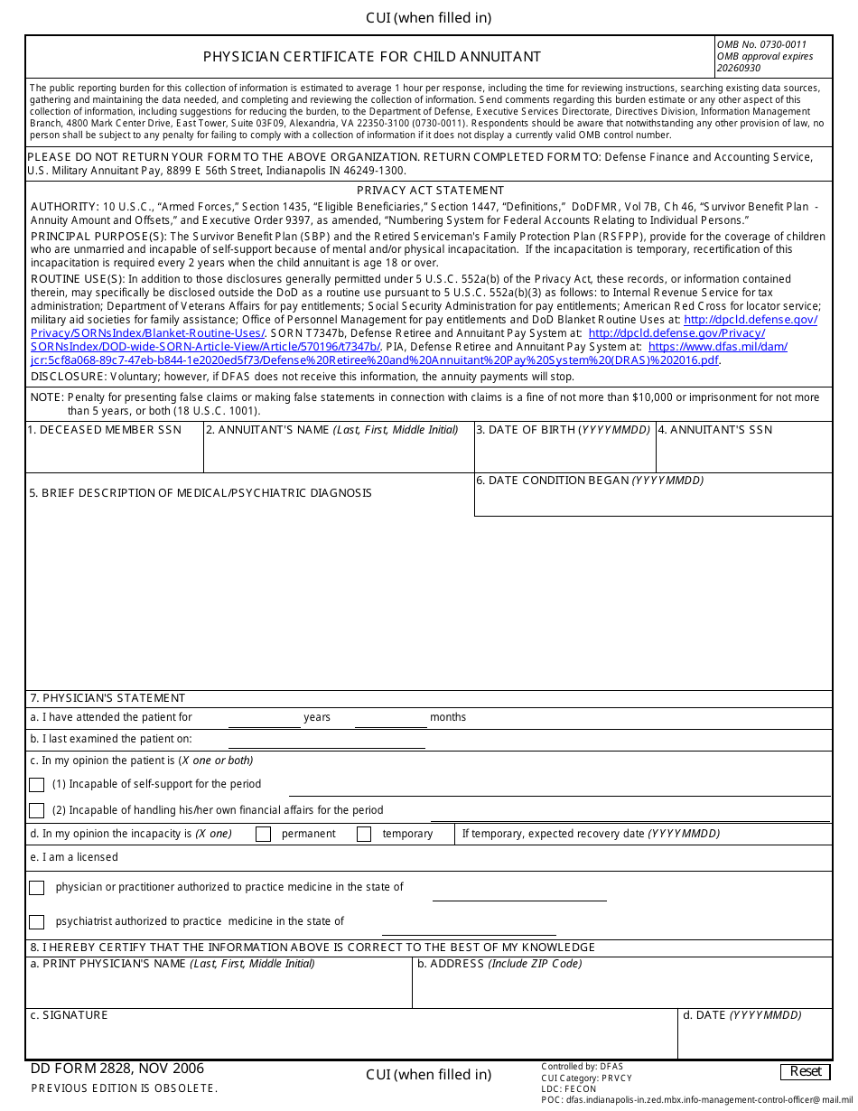 DD Form 2828 - Fill Out, Sign Online and Download Fillable PDF ...
