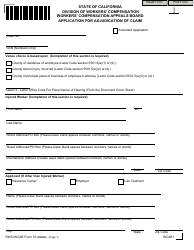 DWC/WCAB Form 1A - Fill Out, Sign Online and Download Fillable PDF ...