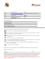 Maryland Homelessness Ccs Application Coversheet - Fill Out, Sign ...