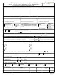 DA Form 260 - Fill Out, Sign Online and Download Fillable PDF ...