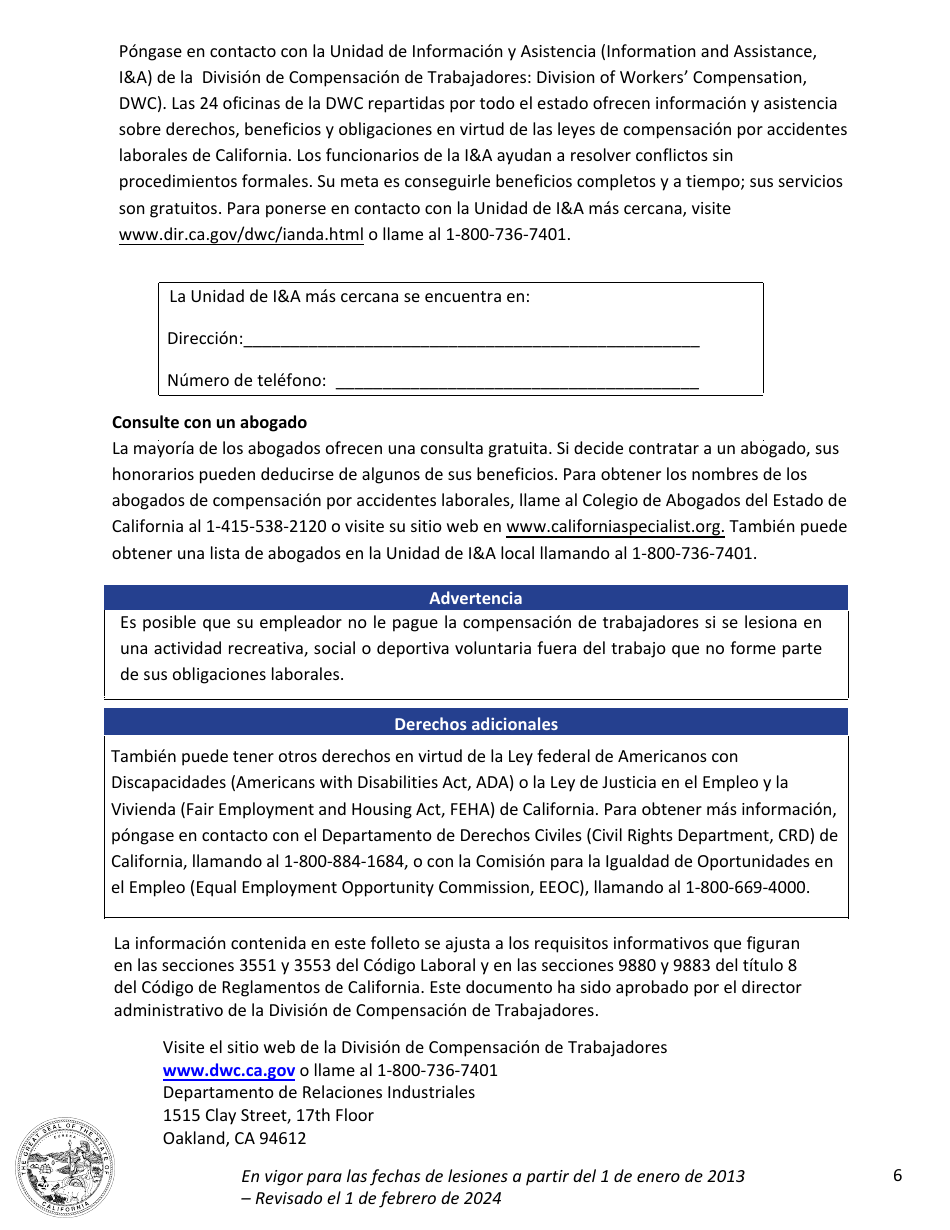 California Aviso Para El Nuevo Empleado (Spanish) - Fill Out, Sign ... California Aviso Para El Nuevo Empleado (Spanish) - Fill Out, Sign ...