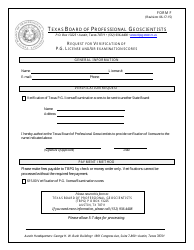 Form F - Fill Out, Sign Online and Download Fillable PDF, Texas ...