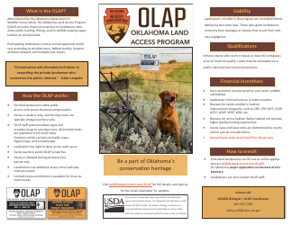Oklahoma Landowner Application Form - Oklahoma Land Access Program ...
