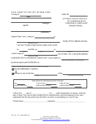Form CIV-GP-18-1 - Fill Out, Sign Online and Download Fillable PDF, New York City | Templateroller