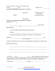 Form CIV-LT-106 - Fill Out, Sign Online and Download Fillable PDF, New York City | Templateroller