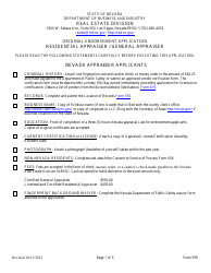 Form 599 - Fill Out, Sign Online and Download Fillable PDF, Nevada ...