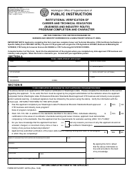 Form SPI/VCERT4075G - Fill Out, Sign Online and Download Fillable PDF, Washington | Templateroller