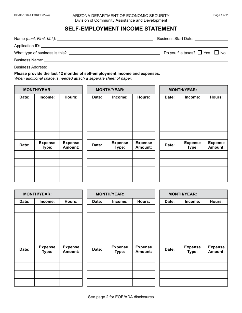 Form DCAD-1004A - Fill Out, Sign Online and Download Fillable PDF ...