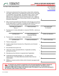 Form VX-112 - Fill Out, Sign Online and Download Fillable PDF, Vermont ...