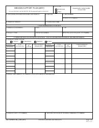 DA Form 5106 Download Fillable PDF or Fill Online Mission Support Plan ...