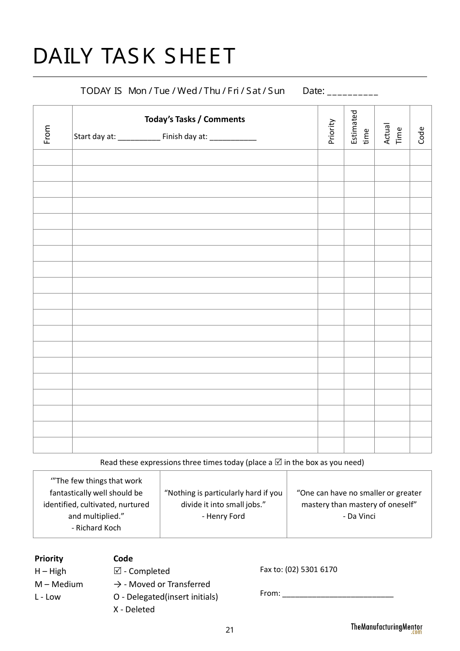 Task Sheet Template Free Sheet Templates Riset