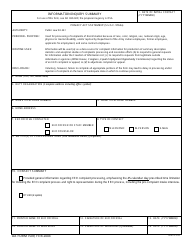 DA Form 7509 Download Fillable PDF or Fill Online Information Inquiry ...