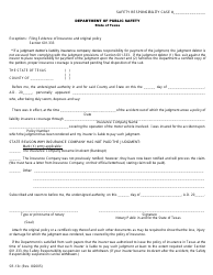 Form SR-13C Download Printable PDF or Fill Online Judgment Liability ...