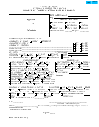 WCAB Form 20 Download Fillable PDF or Fill Online Minutes of Hearing ...