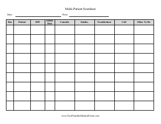 Medical Sheets Pdf Templates. Download Fill And Print For Free ...