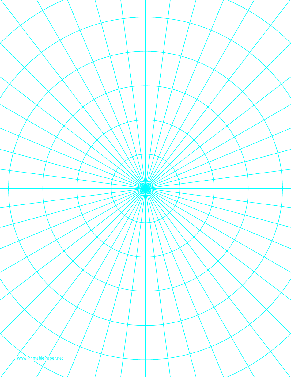 Polar Graph Paper - Large Download Printable PDF | Templateroller