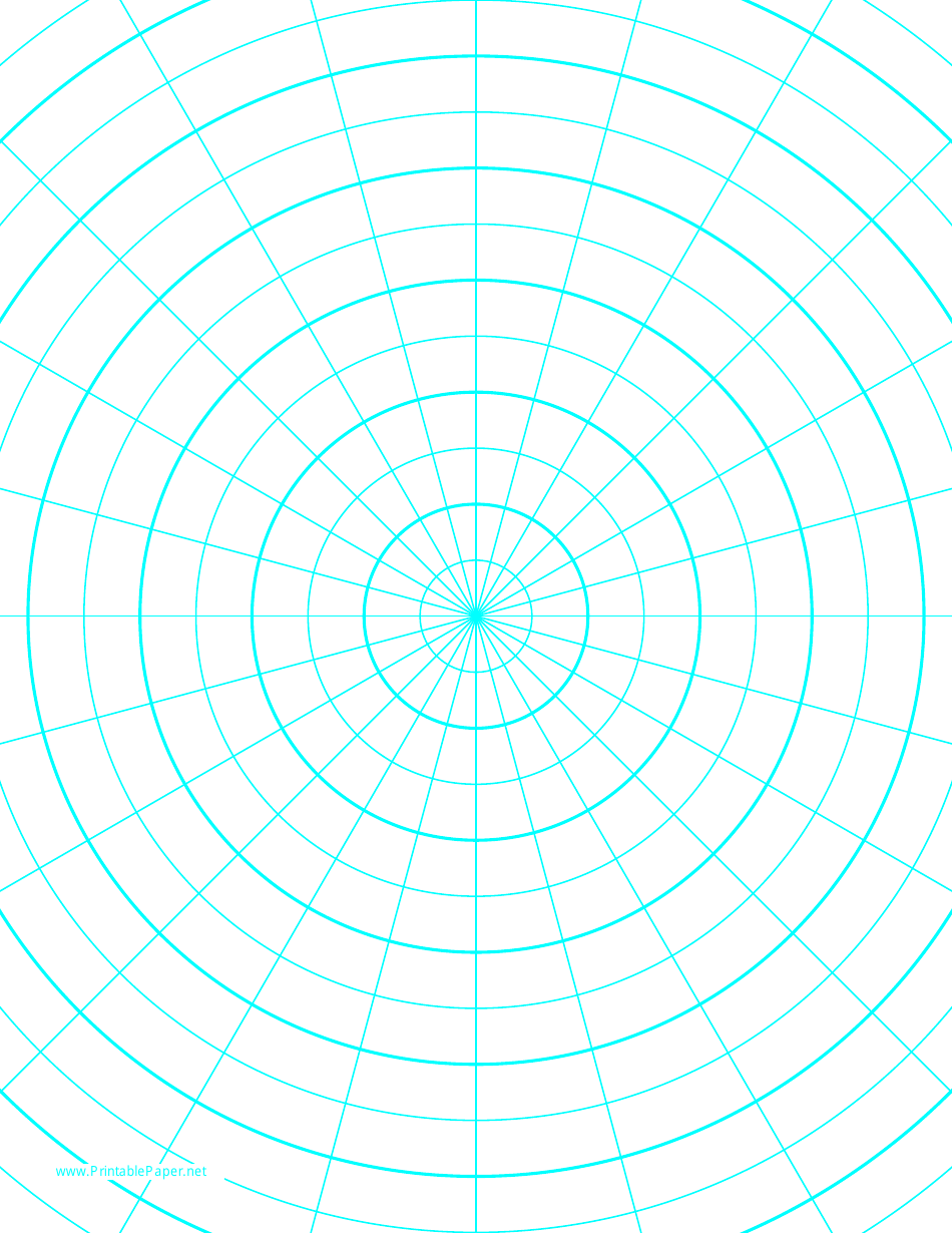 Polar Graph Paper - Net Download Printable PDF | Templateroller