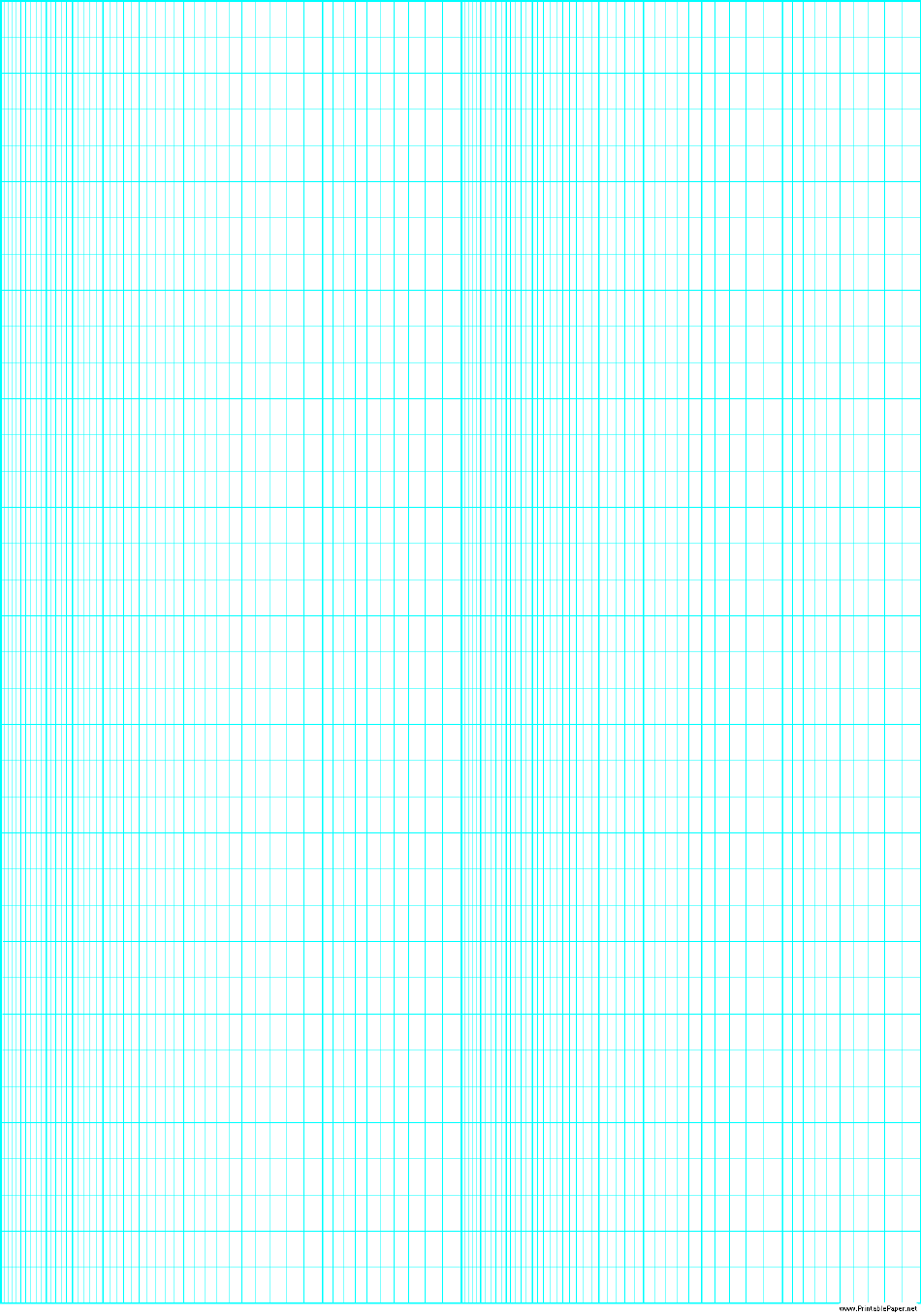 Semi-log Paper: 31 Divisions (Long Axis) by 2-cycle Download Printable ...