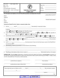 Form AOC-216 Download Fillable PDF or Fill Online Forcible Detainer ...