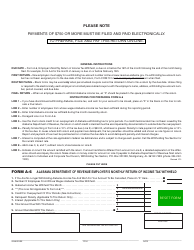 Form A-6 - Fill Out, Sign Online and Download Fillable PDF, Alabama ...