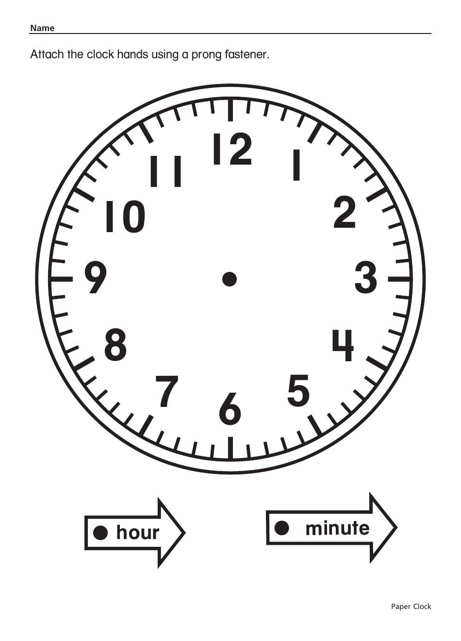 Printable Clock Face With Hands Printable Word Searches