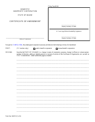 Form MNP-9 Download Fillable PDF or Fill Online Certificate of ...