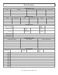 Gun Inventory Template Download Printable PDF | Templateroller