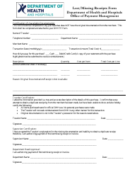 Louisiana Lost/Missing Receipts Form - Fill Out, Sign Online and ...