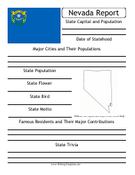 Nevada State Research Report Template - Fill Out, Sign Online and ...