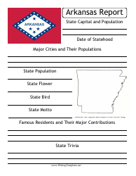 Arkansas State Research Report Template - Fill Out, Sign Online and ...