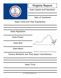 Virginia State Research Report Template - Fill Out, Sign Online and ...
