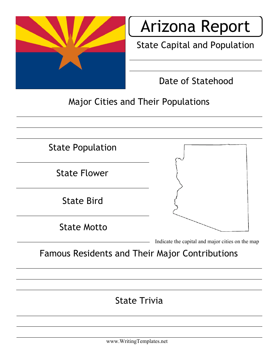 Arizona State Research Report Template - Fill Out, Sign Online and ...
