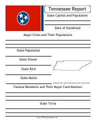 Tennessee State Research Report Template - Fill Out, Sign Online and ...