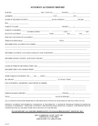 Michigan Student Accident Report Form - Gallagher Bassett Services ...