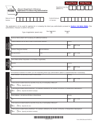 Form 4098 - Fill Out, Sign Online and Download Fillable PDF, Missouri ...