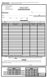 North Dakota Application Form for Refund - Fill Out, Sign Online and ...