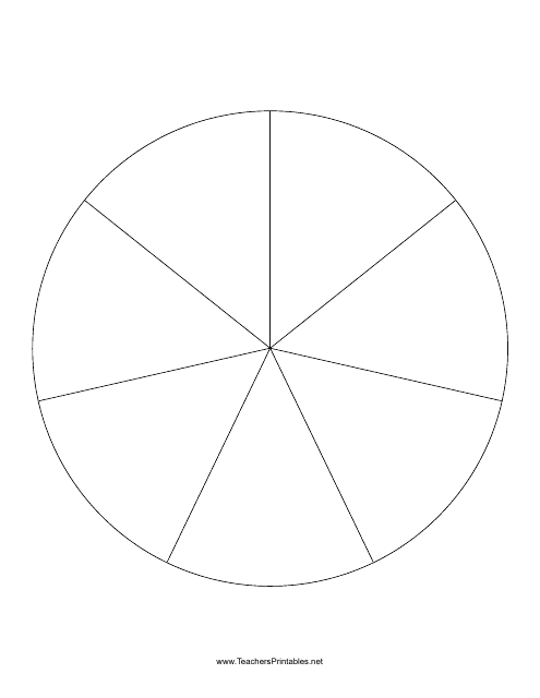 Blank Pie Chart With 7 Slices Download Printable PDF Templateroller