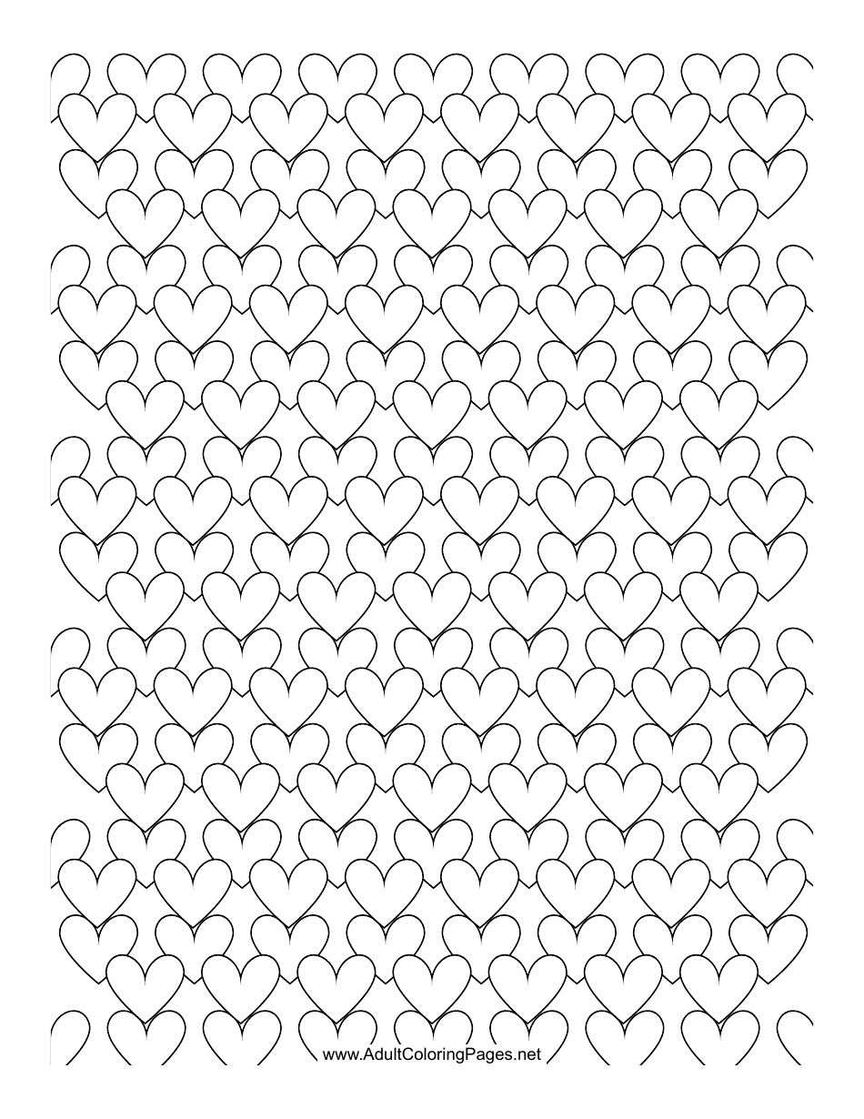 Blank Heart Pattern Paper Download Printable PDF | Templateroller