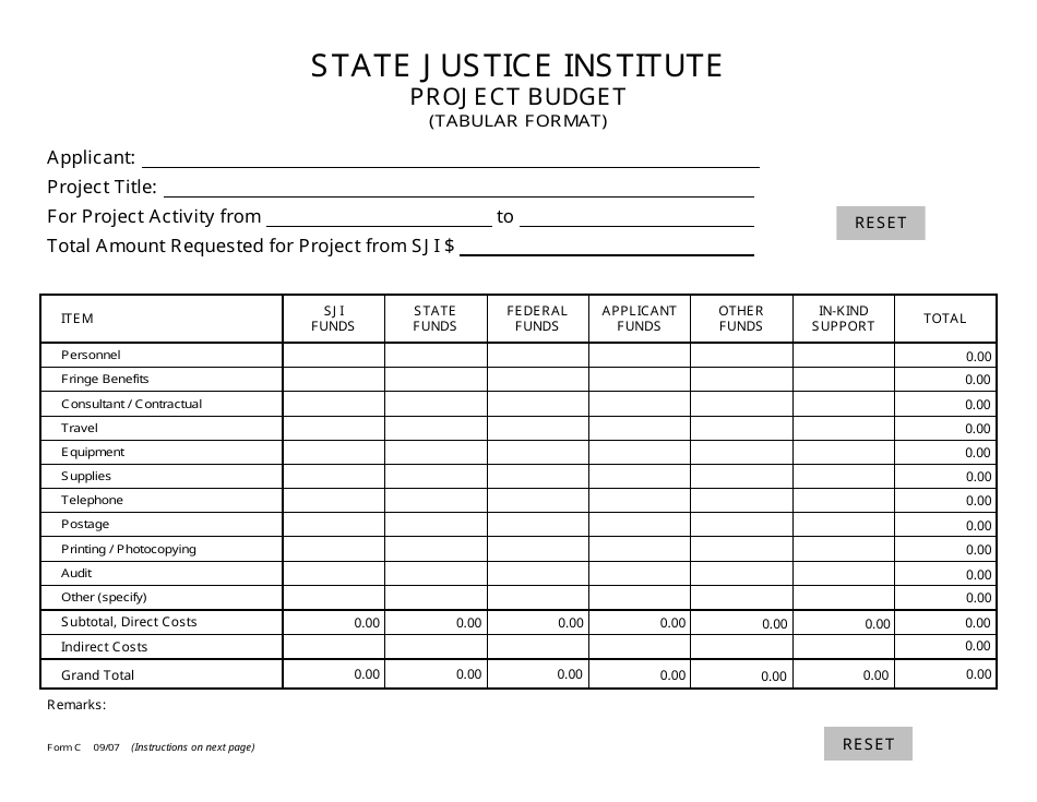 Form C - Fill Out, Sign Online and Download Fillable PDF | Templateroller
