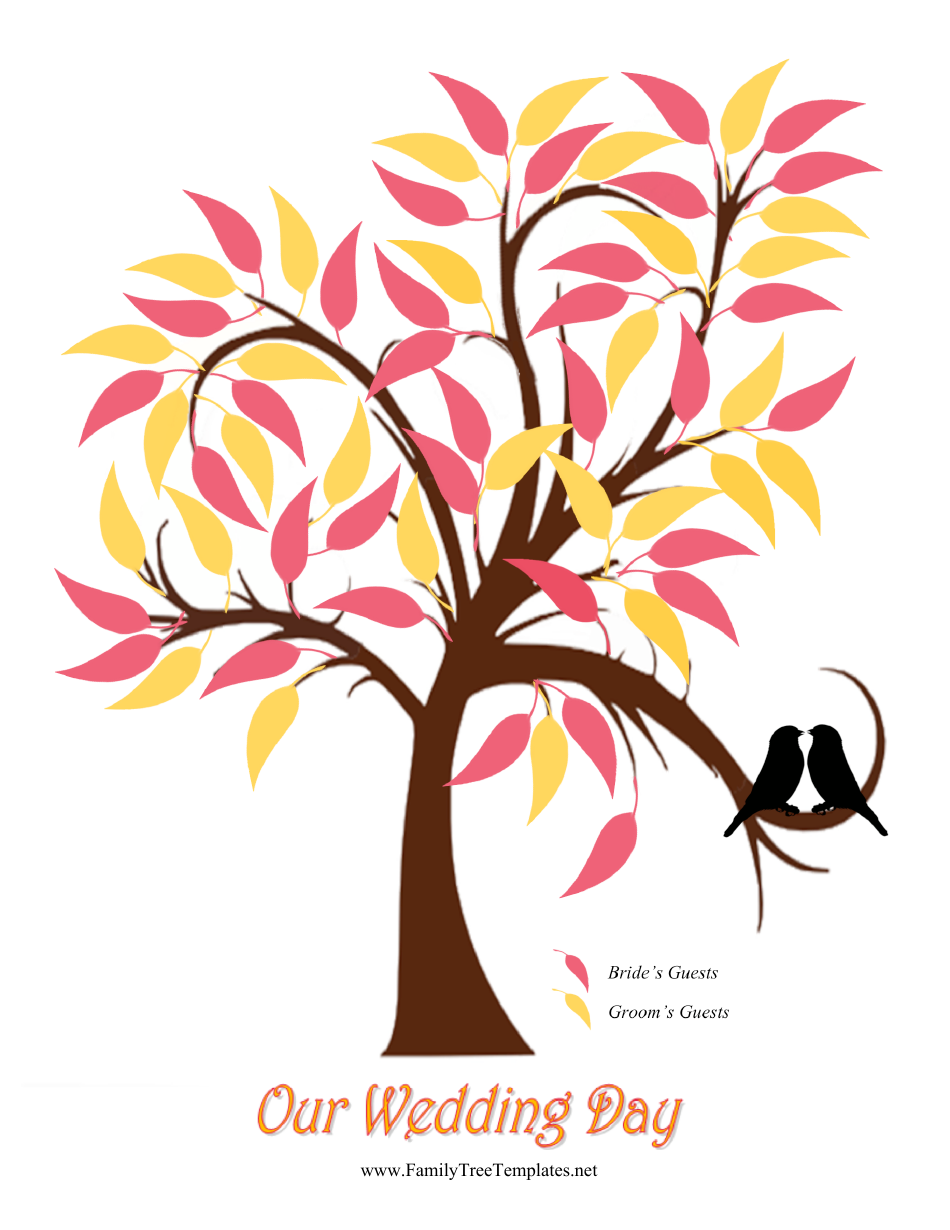 Wedding Tree Guest List Template Download Printable PDF | Templateroller