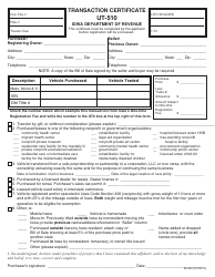 Form 55-002 (UT-510) - Fill Out, Sign Online and Download Printable PDF ...