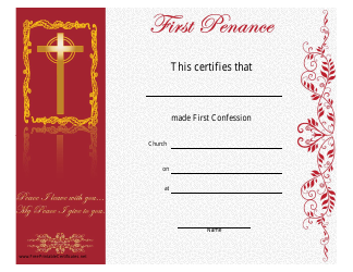 First Communion Certificate Template Download Printable PDF ...