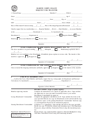 Request for Transfer Form - Marine Corps League, Inc. Download ...