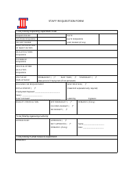 Staff Requisition Form Download Printable PDF | Templateroller