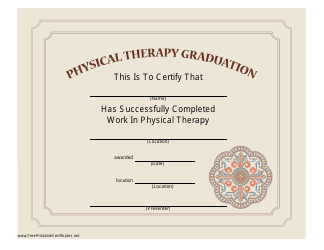 Occupational Therapy Graduation Diplomas