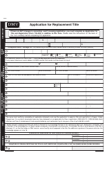 Form 735-226 Download Fillable PDF or Fill Online Application for Title ...