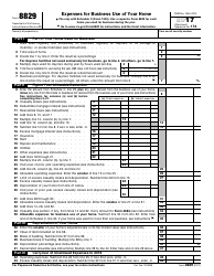 IRS Form 8829 Download Fillable PDF or Fill Online Expenses for ...
