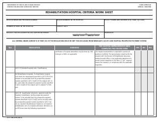 Form CMS-437A Download Printable PDF or Fill Online Rehabilitation Unit ...