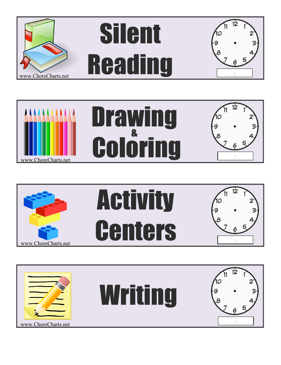 School Activity Time Spreadsheet Template Download Printable PDF ...