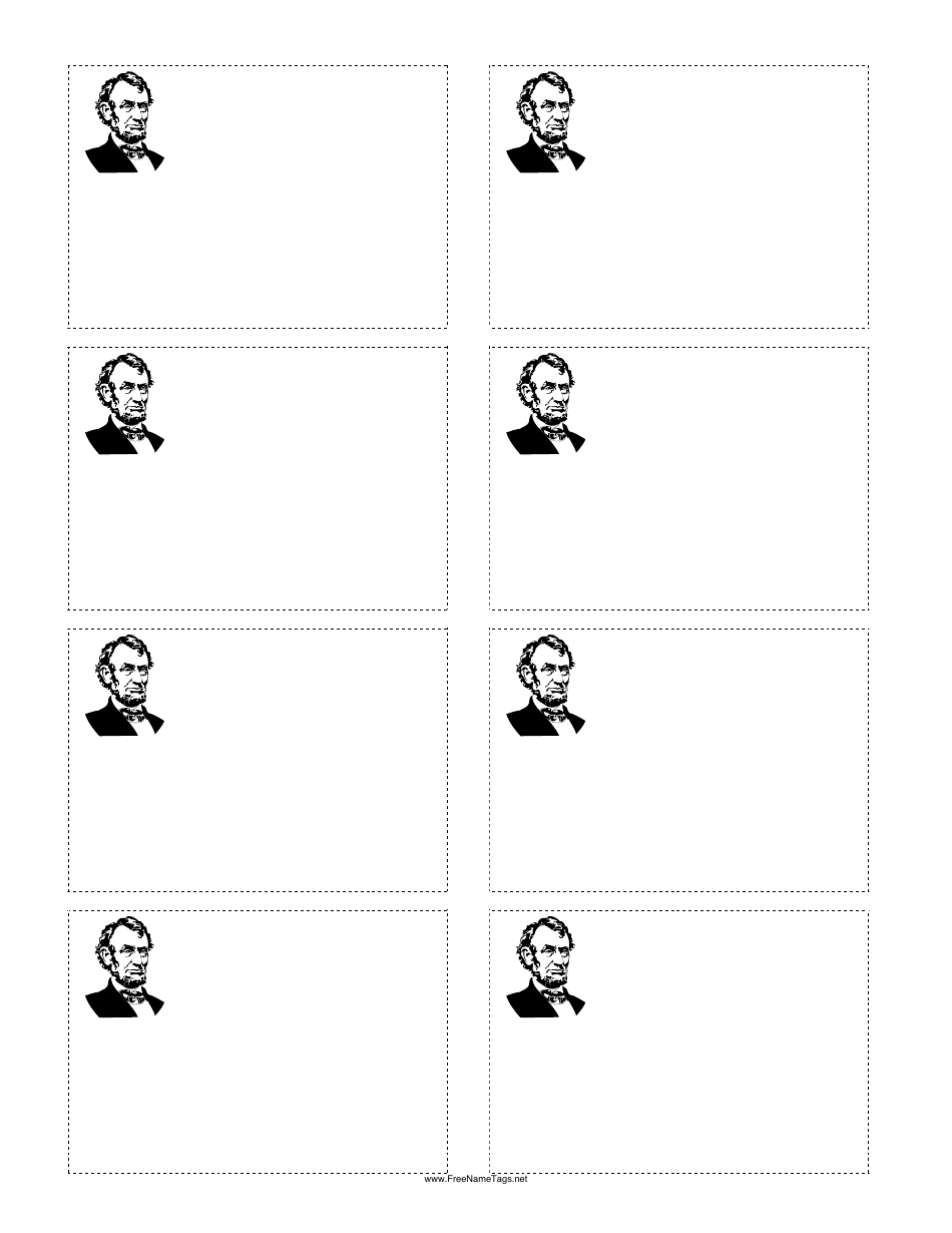 Lincoln Name Tag Template Download Printable PDF | Templateroller